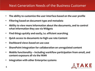 Case Study - Upgrading to the Next Gen User Interface for Documentum- final | PPT