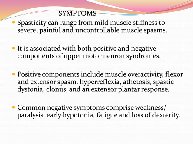SPASTICITY | PPTX | Physical Therapy | Wellness
