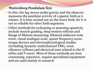 SPASTICITY | PPTX
