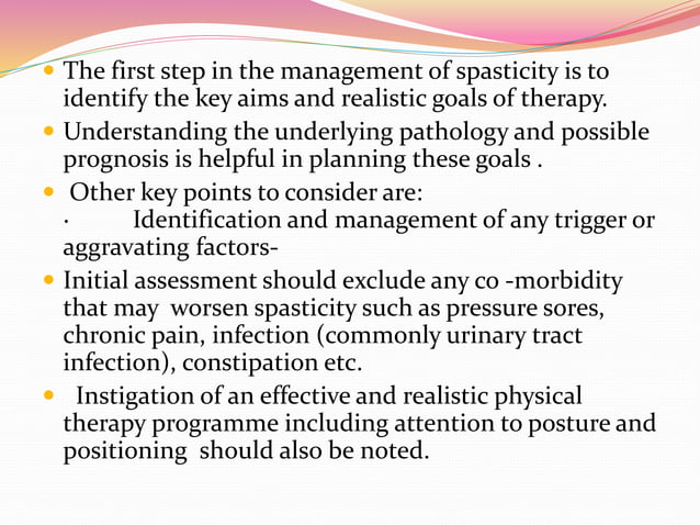 SPASTICITY | PPTX | Physical Therapy | Wellness