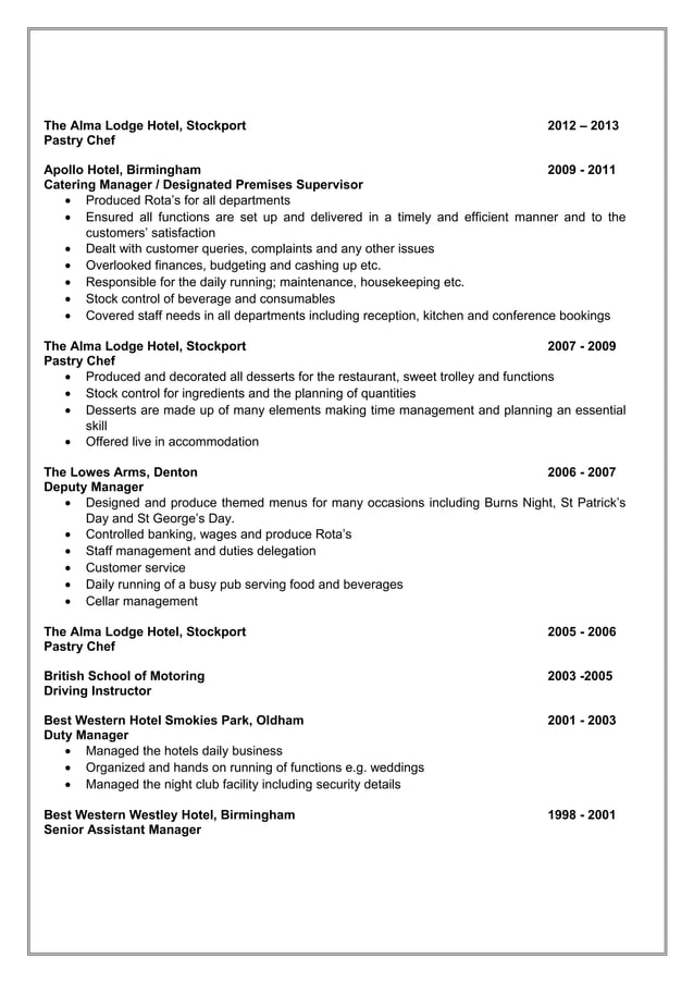 Martin Peter Aldred CV mod5 | DOC