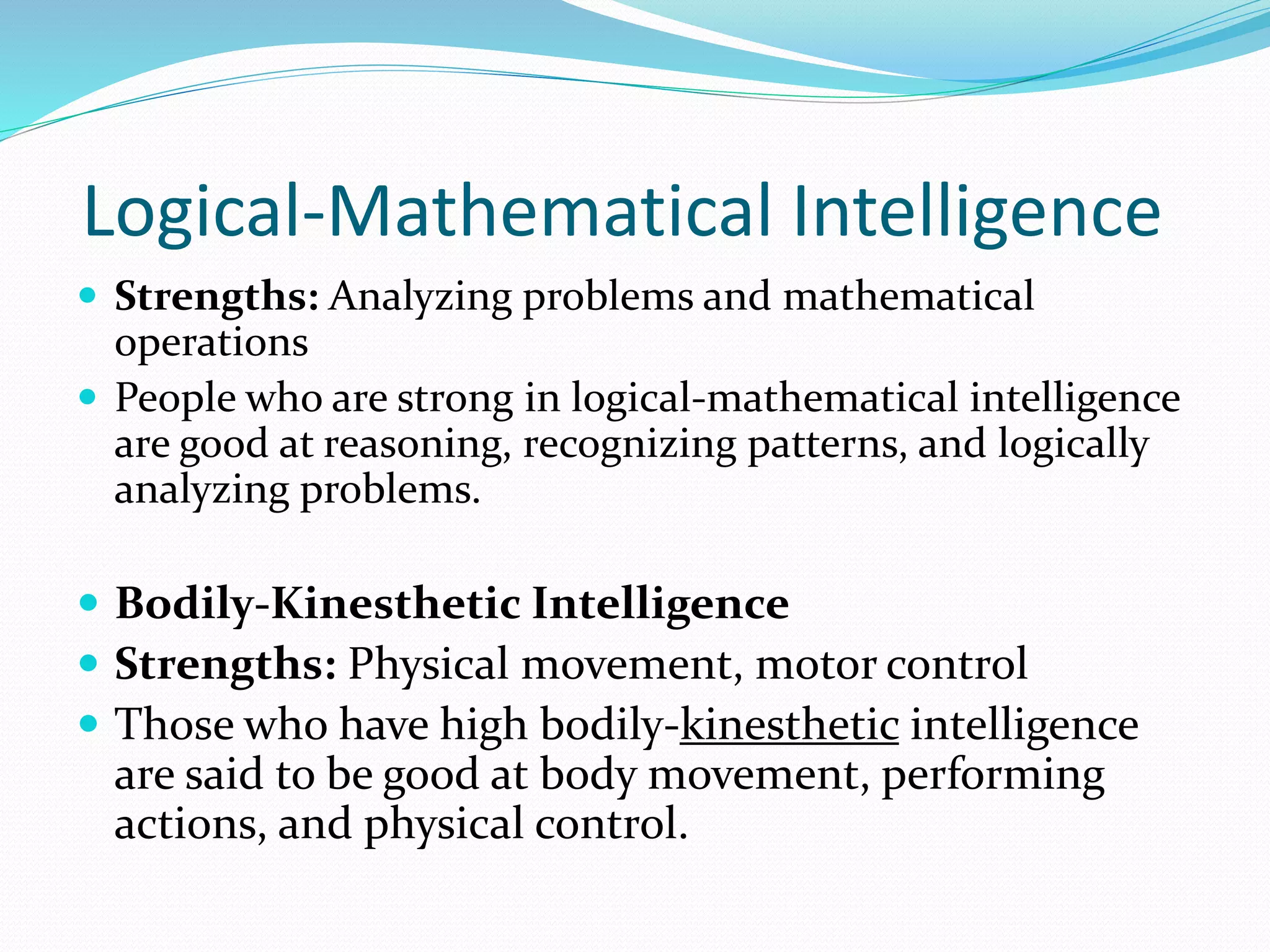 Multiple Intelligence Theory | PPT