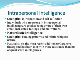 Multiple Intelligence Theory | PPT