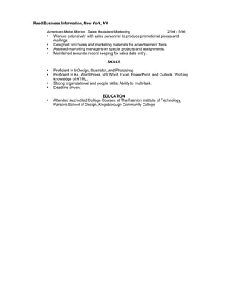 J Marc-Anthony-Resume | DOC | Publishing Industry | Industries