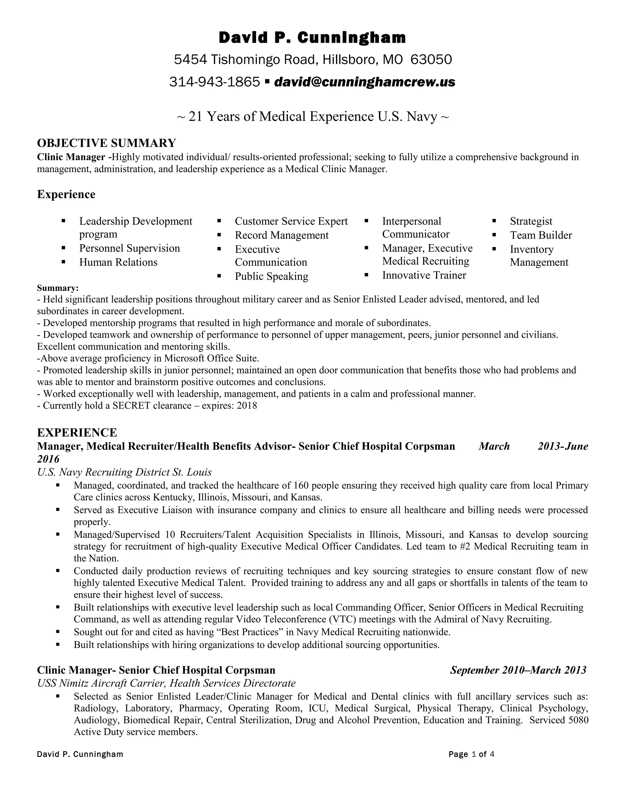 David Cunningham Linkedin Resume Pdf