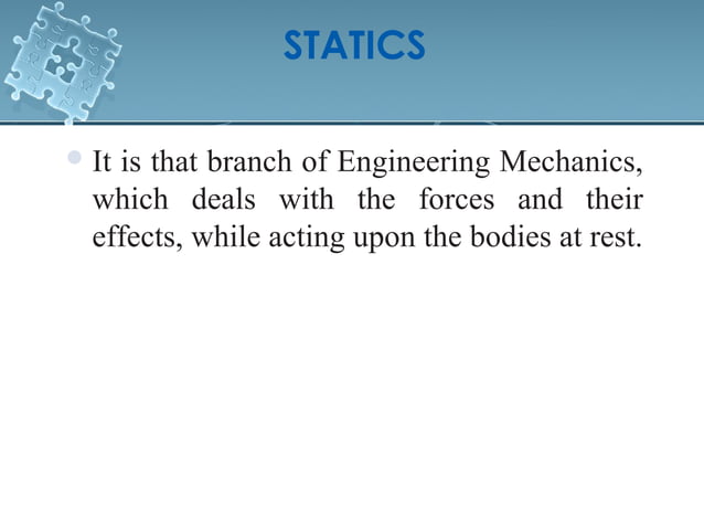 Introduction to Engineering Mechanics | PPT