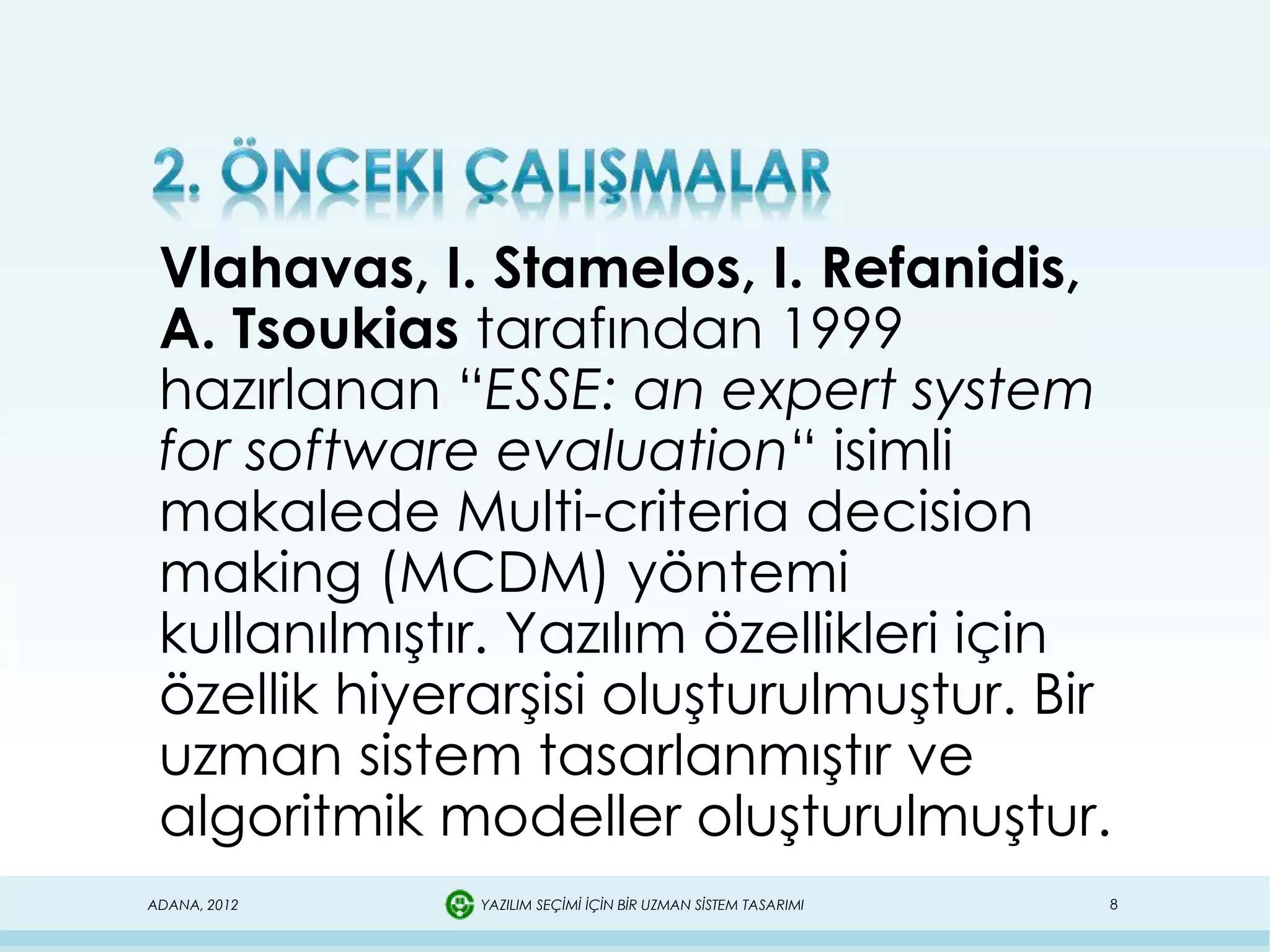 Gizem Başak Berk - Yüksek Lisans Tez Sunumu | PPTX