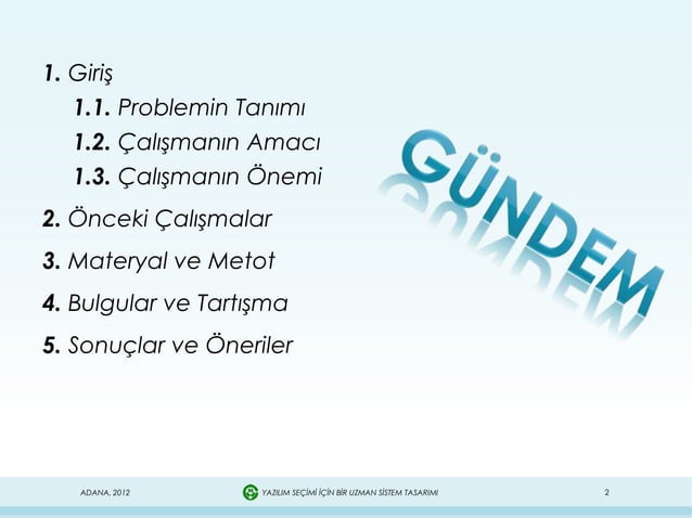 Gizem Başak Berk - Yüksek Lisans Tez Sunumu | PPTX