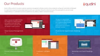 Qudini - Short Overview - 2016 | PDF