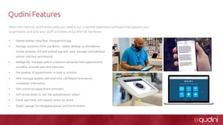 Qudini - Short Overview - 2016 | PDF