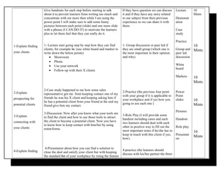 3_Lesson_Plan | DOC | Sales | Business