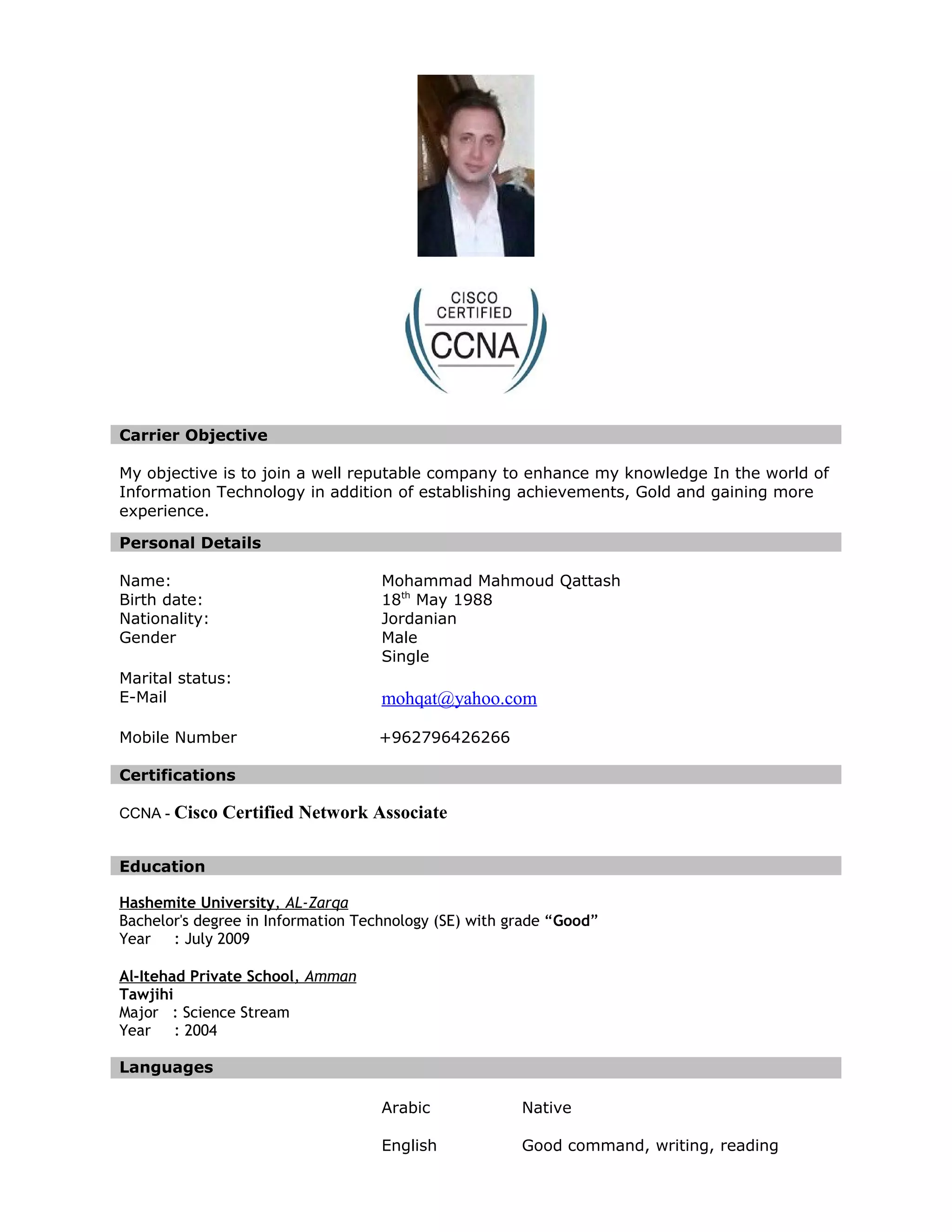 Moh'd_Qattash-IT | PDF