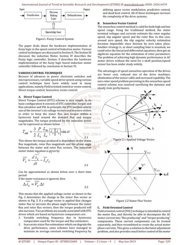 Design And Implementation Of Speed Control Of Induction Motor Using