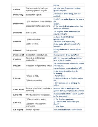 Phrasal Verb | DOCX
