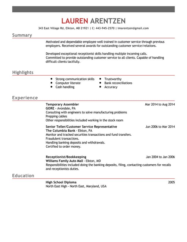 Lauren Resume2015 (2) | PDF