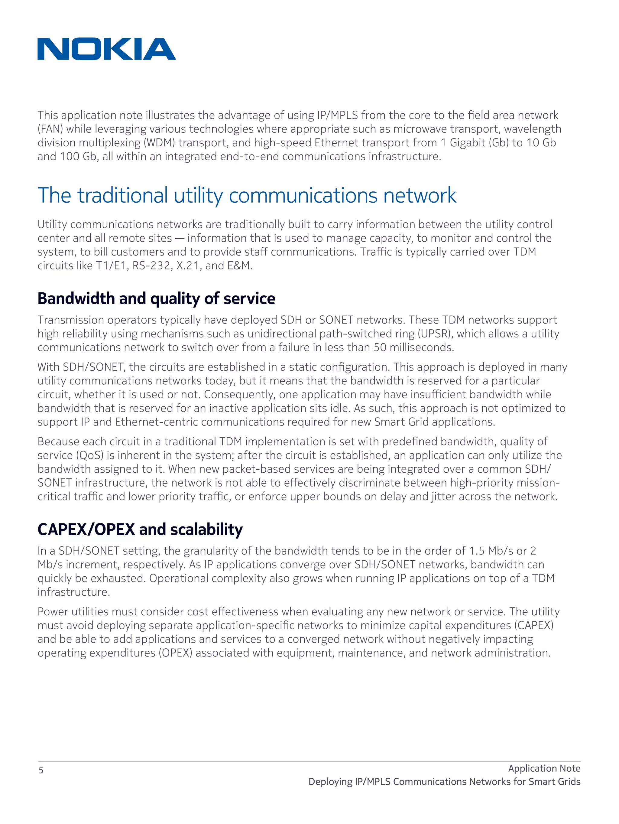 Nokia_IP-MPLS_SmartGrid_Application_Note_EN | PDF