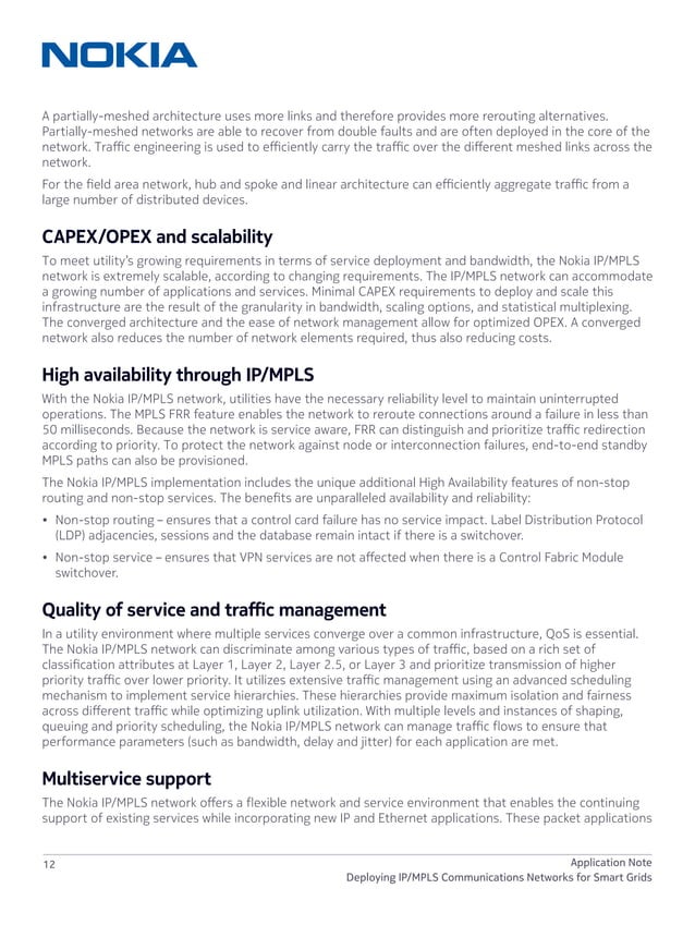 Nokia_IP-MPLS_SmartGrid_Application_Note_EN | PDF