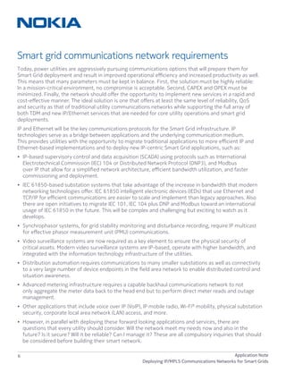 Nokia_IP-MPLS_SmartGrid_Application_Note_EN | PDF