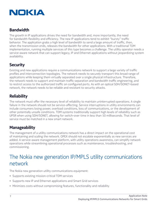 Nokia_IP-MPLS_SmartGrid_Application_Note_EN | PDF
