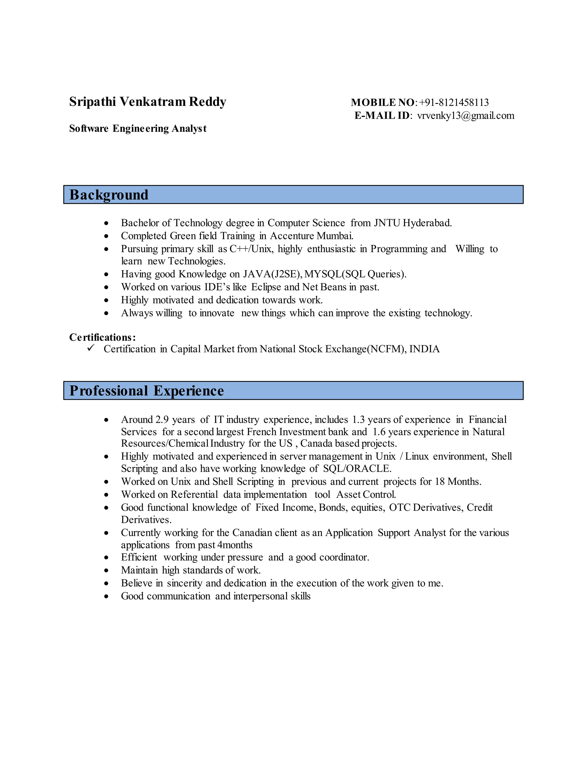 Venkat_Resume_Updated | PDF