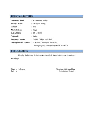 Venkat_Resume_Updated | DOCX