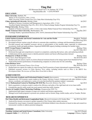 Resume-Ting Dai-Deloitte | PDF