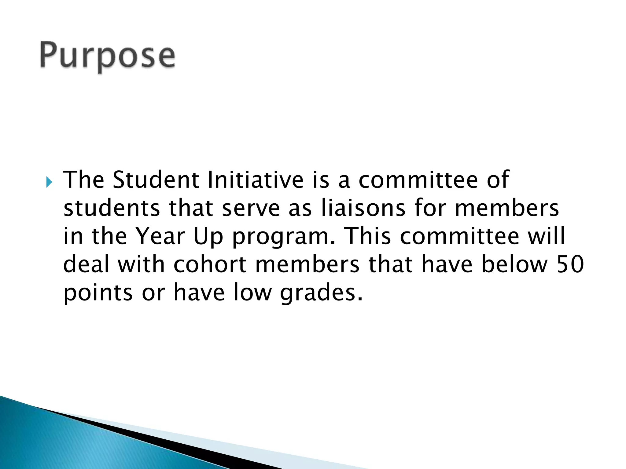 The Student Initiative Presentation | PPT