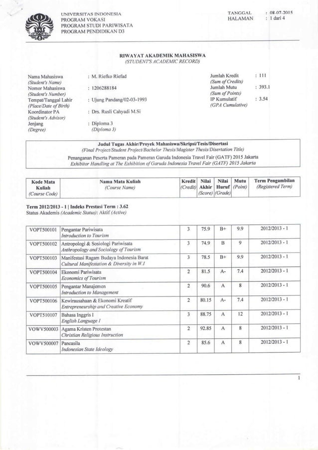 Transcript of Final Score | PDF