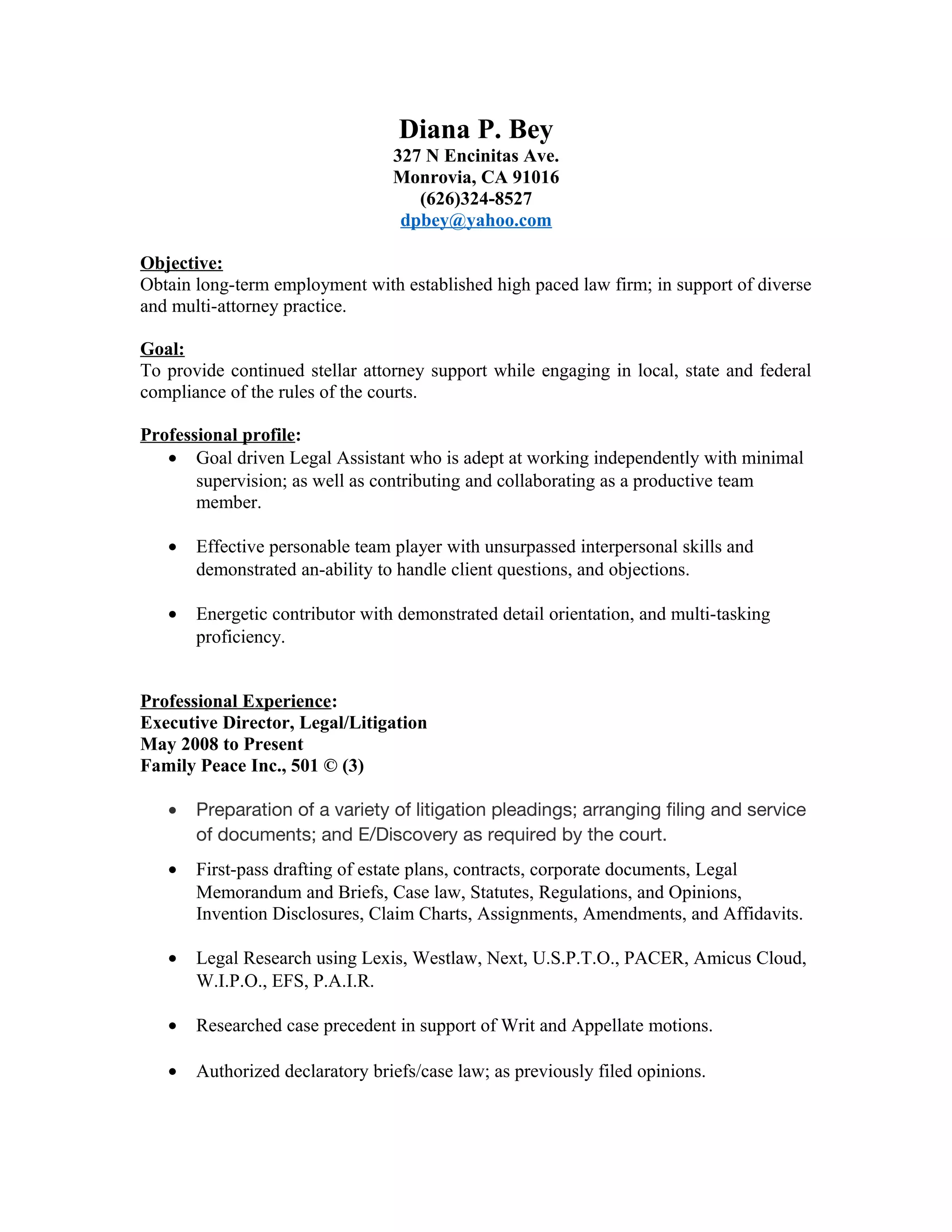 UPDATE BEY LEGAL 111415 | DOC