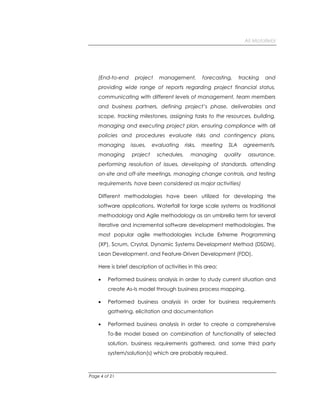 Ali Motallebi (Executive Summary) | PDF