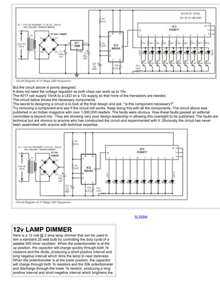 70 interesting circuits | PDF