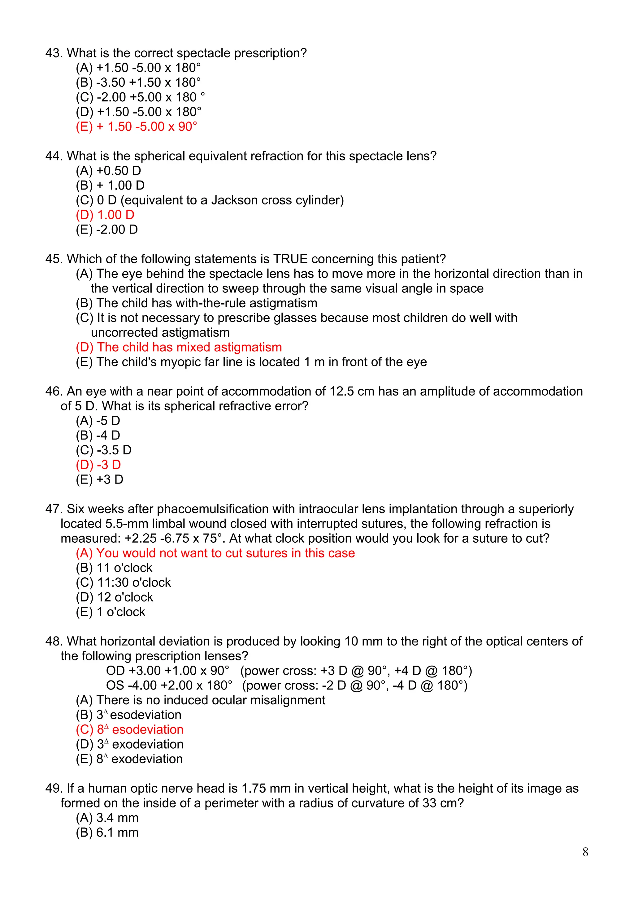 70 Multiple Choice Questions (MCQS) - optics and refraction.doc