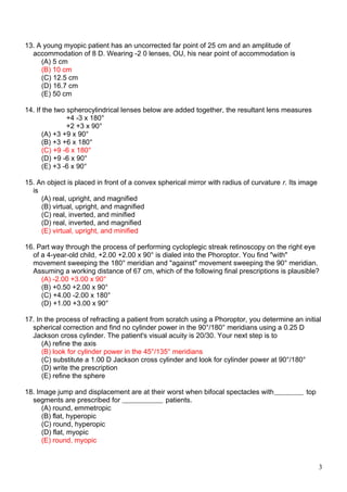 70 Multiple Choice Questions (MCQS) - optics and refraction.doc