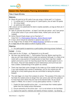Step 7 Training Materials - Facilitator Guide | PDF