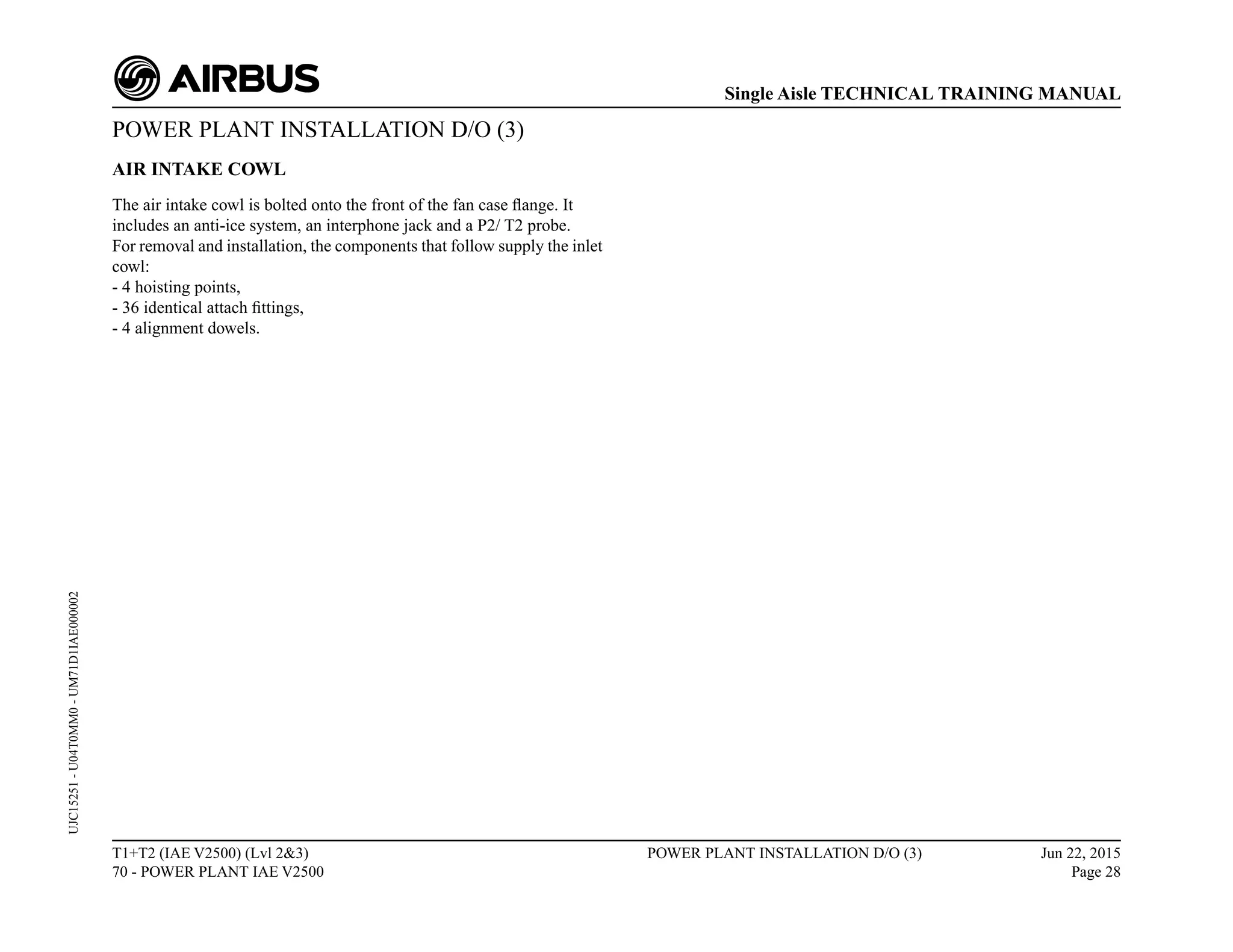 70 POWER PLANT IAE V2500 technical training | PDF