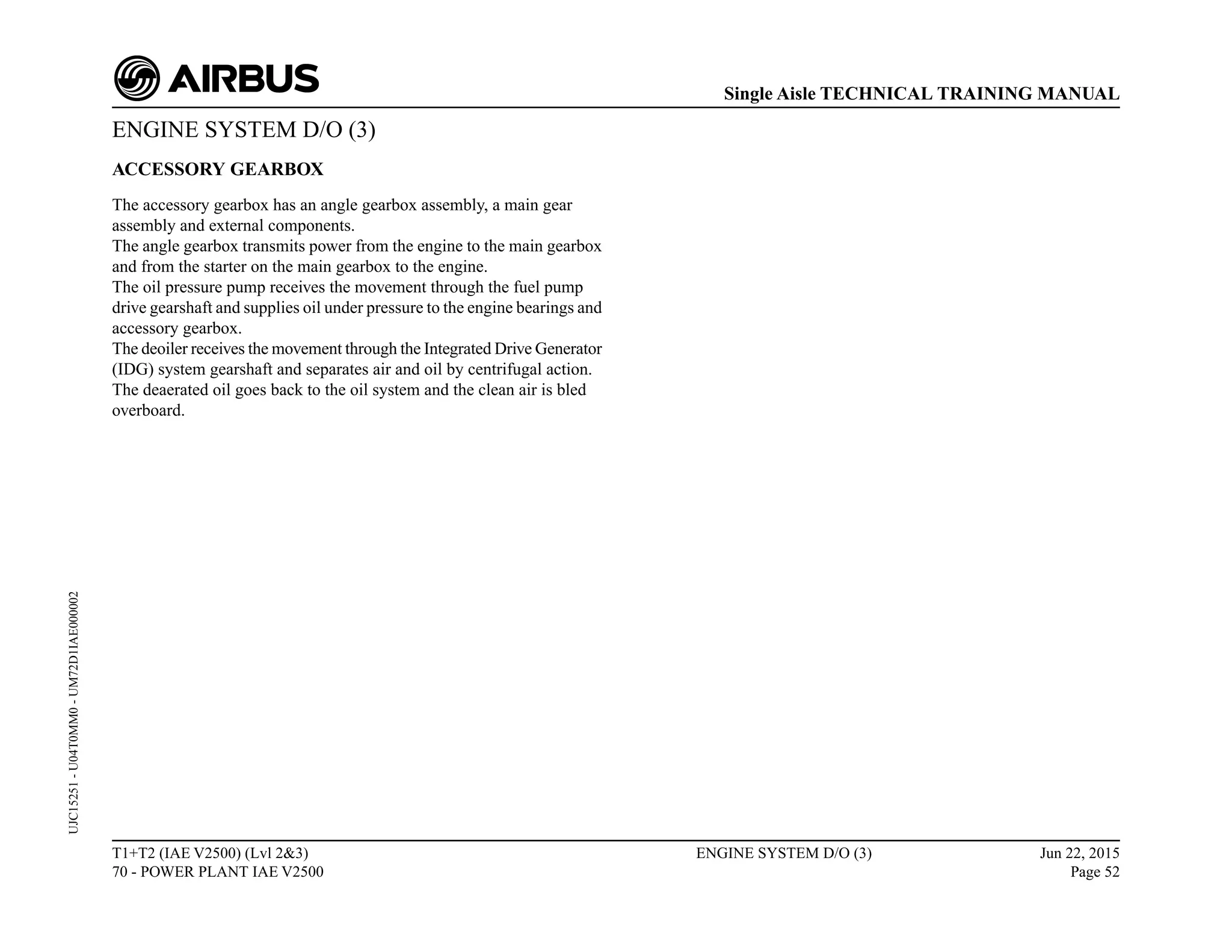 70 POWER PLANT IAE V2500 technical training | PDF
