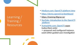 Cybersecurity CSIRT OpenCTI.io - Open Cyber Threat Intelligence.pptx