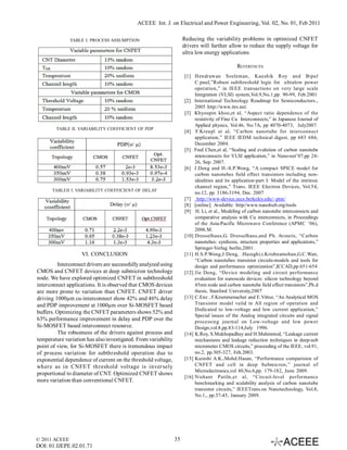 Performance Analysis of Interconnect Drivers for Ultralow Power Applications | PDF