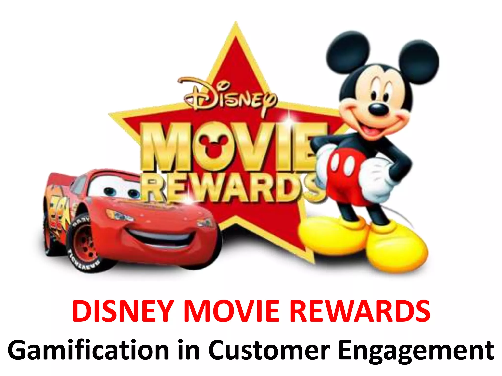 Disney movie rewards - Gamification in customer engagement - Manu ...