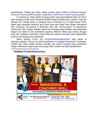 (2022) Silabus Training "Effective COACHING and COUNSELING SKILL"_to ...