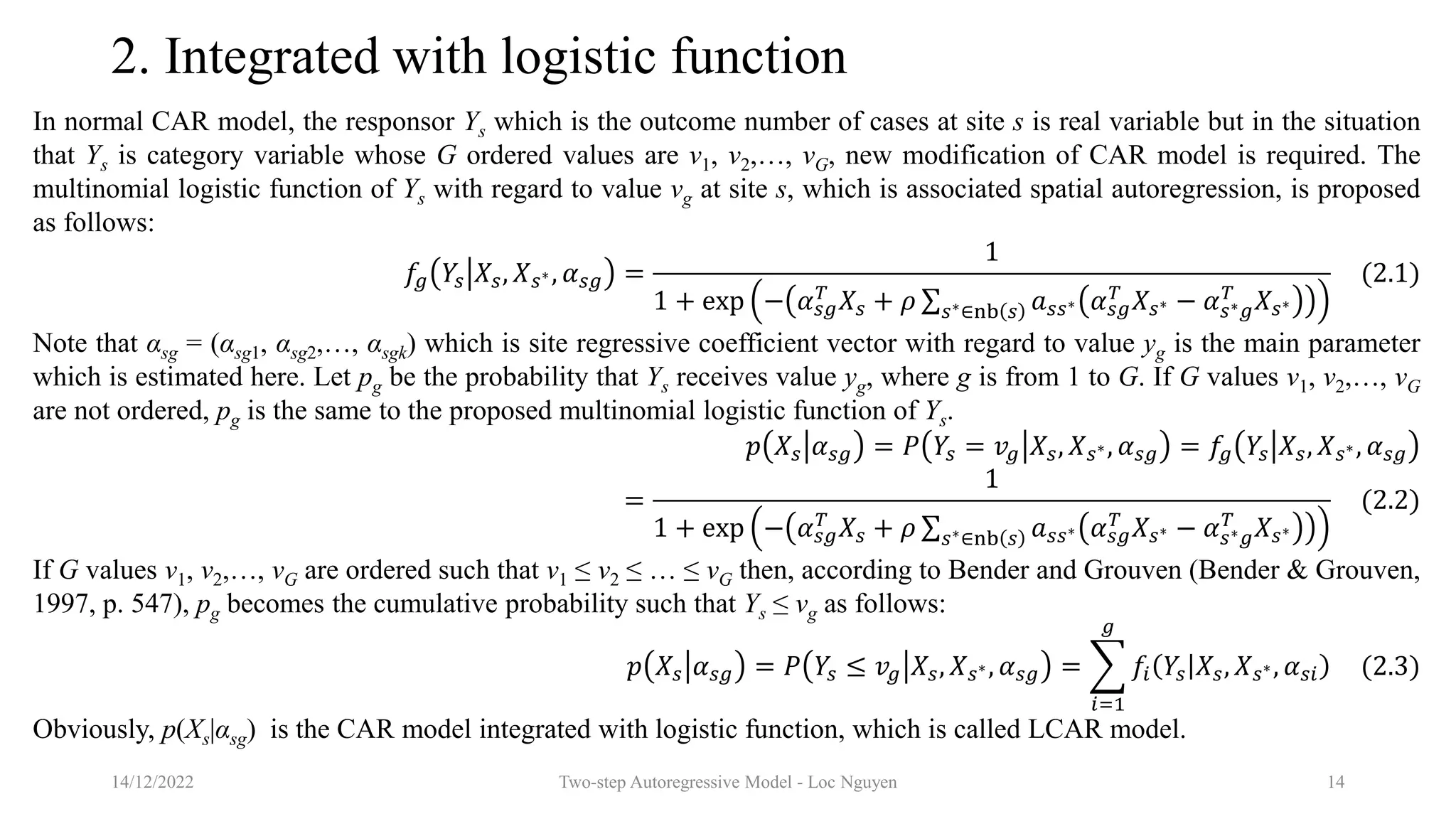 A Proposal of Two-step Autoregressive Model | PPT