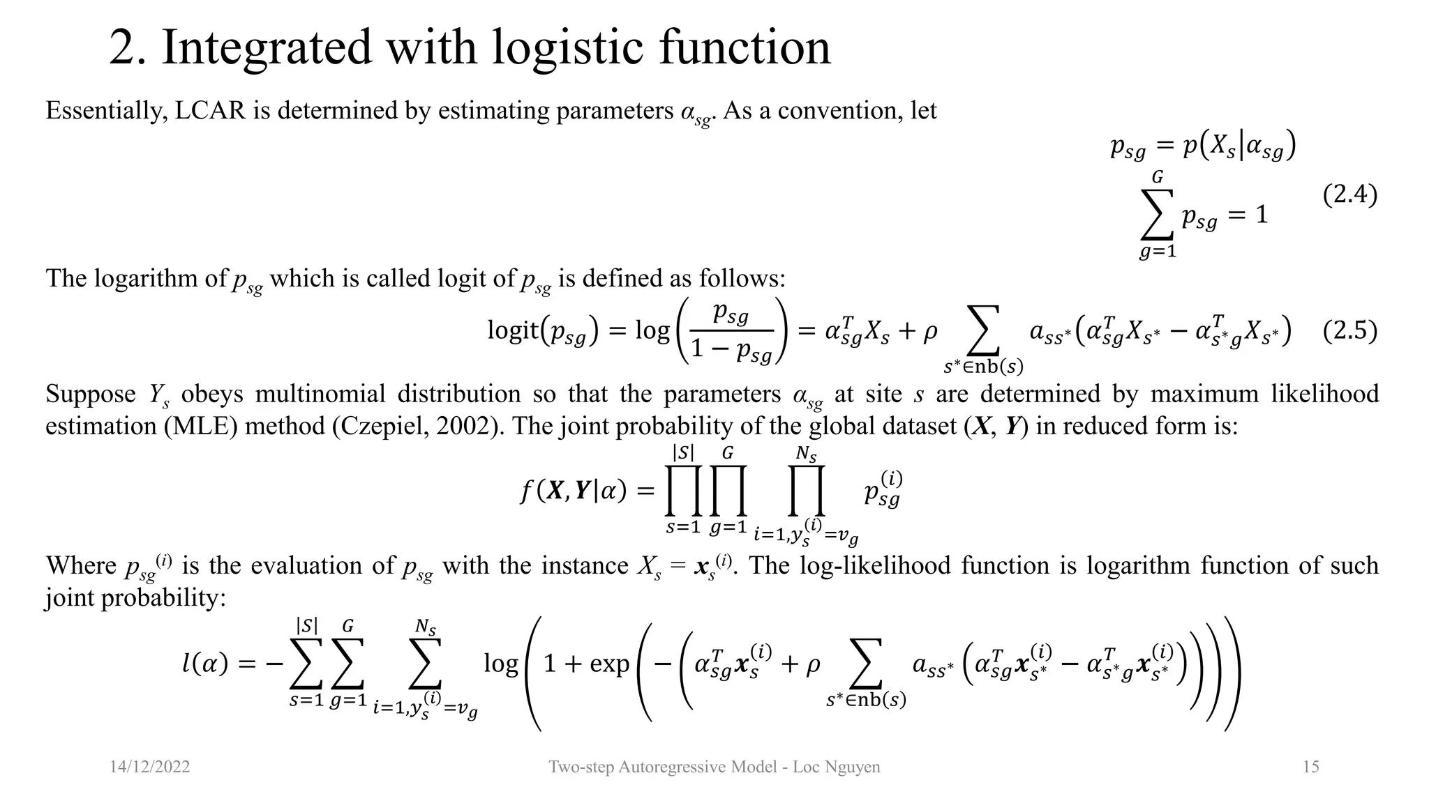 A Proposal of Two-step Autoregressive Model | PPT