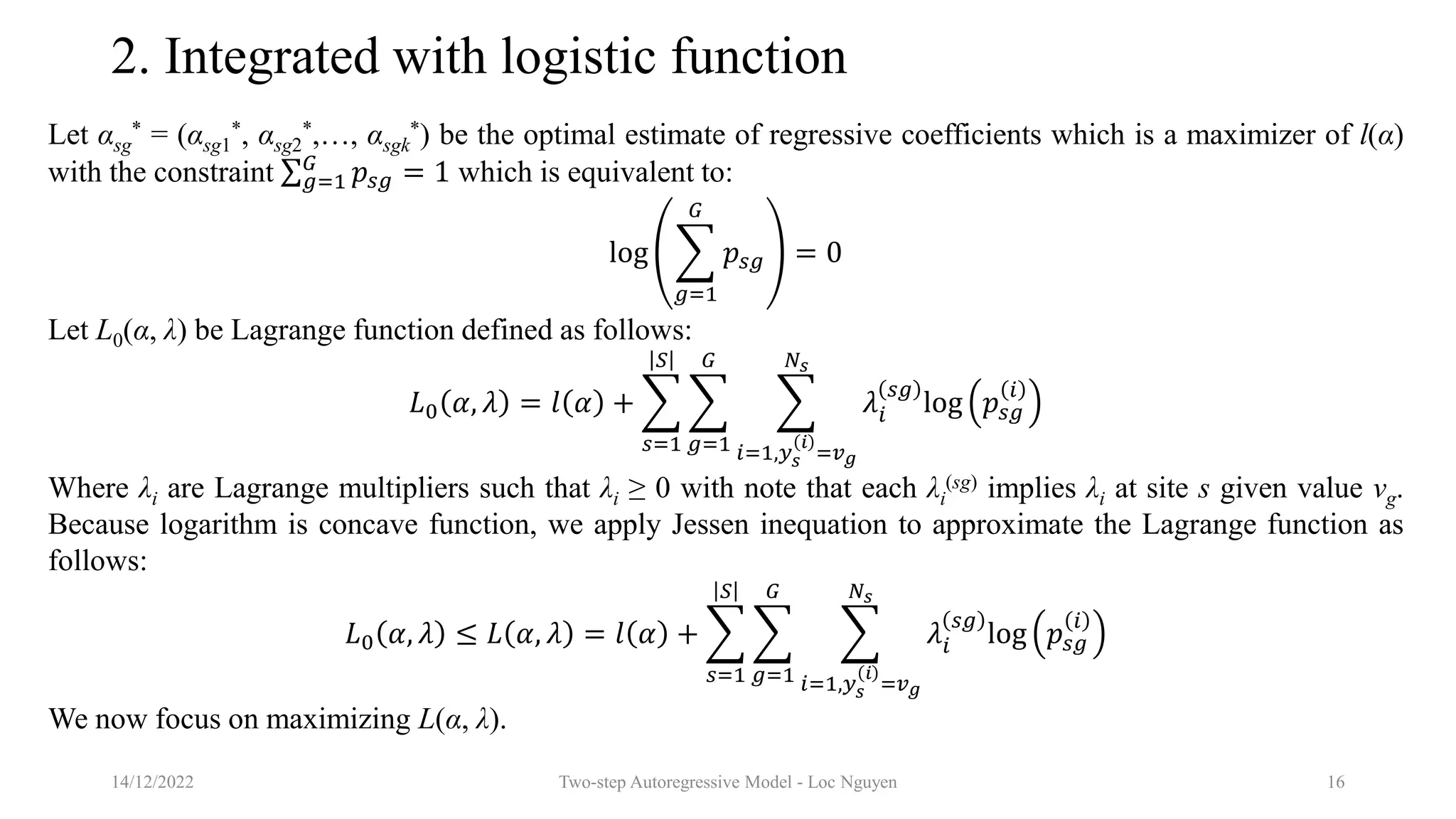 A Proposal of Two-step Autoregressive Model | PPT