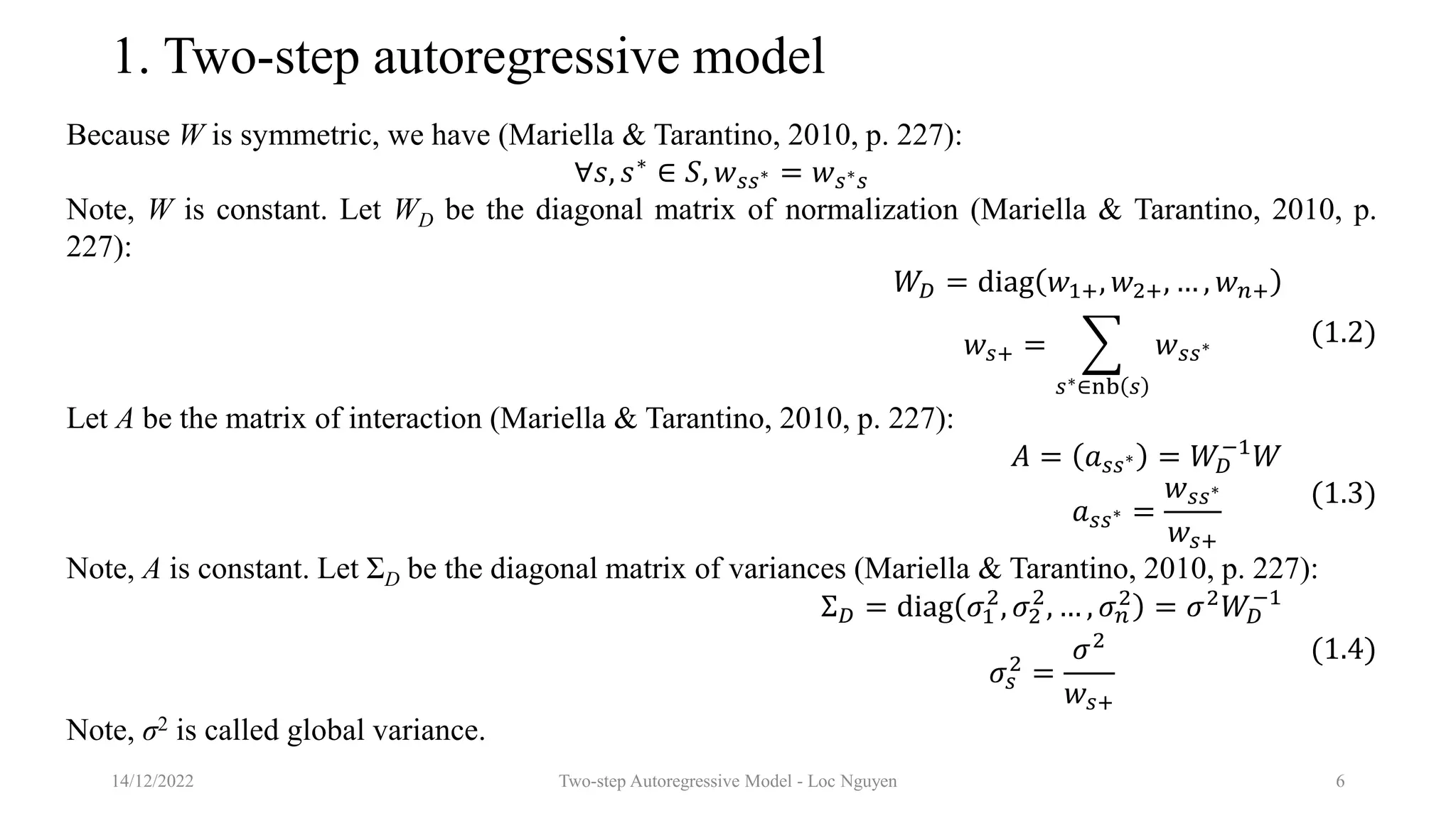 A Proposal of Two-step Autoregressive Model | PPT