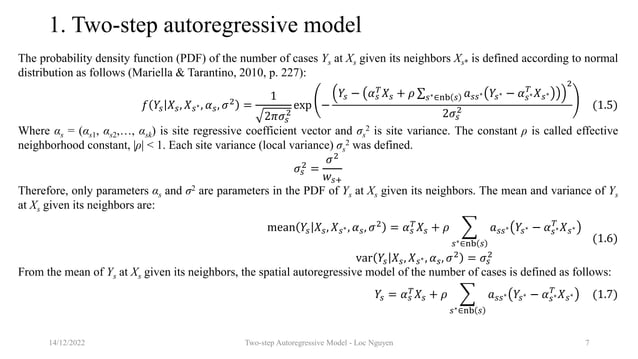 A Proposal of Two-step Autoregressive Model | PPT