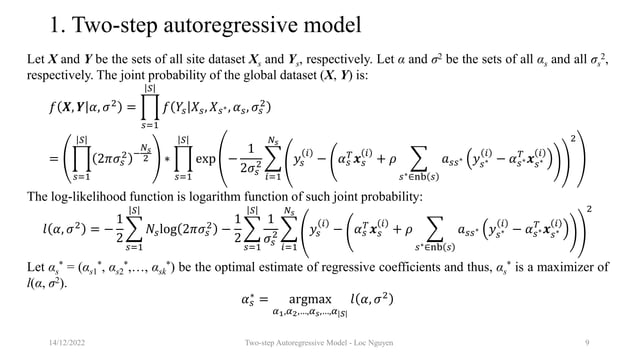 A Proposal of Two-step Autoregressive Model | PPT