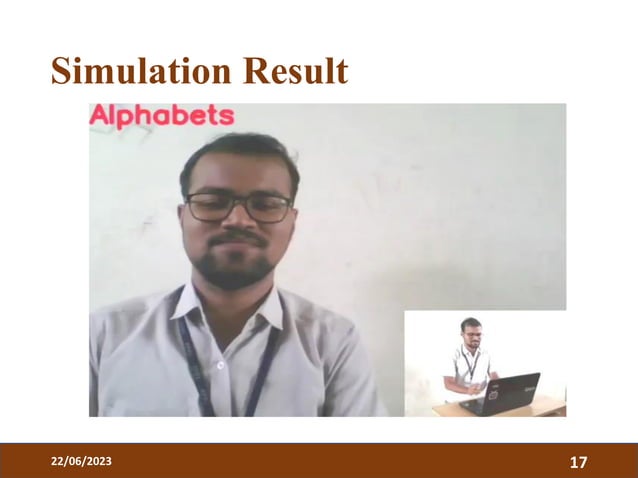 Real time conversion of sign language to text and speech presentation | PDF