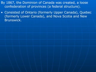 7.1 - History and Government of Canada | PPT