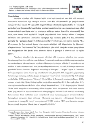 Aspek Filosofis-Historis dalam Membangun Pribadi Pemuda Muslim ...