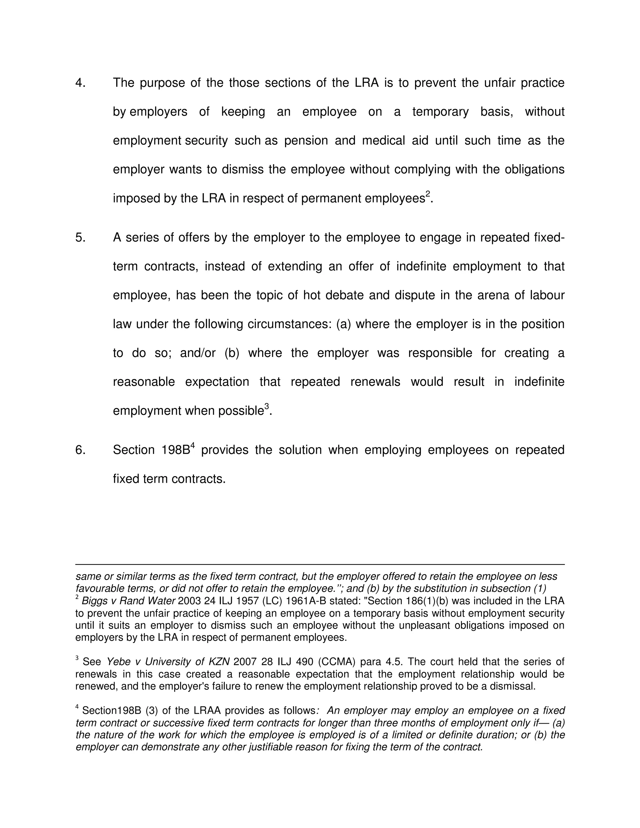 Failure to Renew Contract and Right to Expectation of Employmen | PDF | Law
